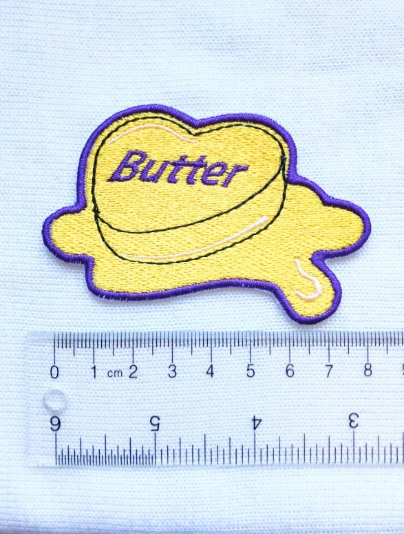BTS Butter Iron-on Embroidery Patch for Tote Bags T-shirts - Etsy