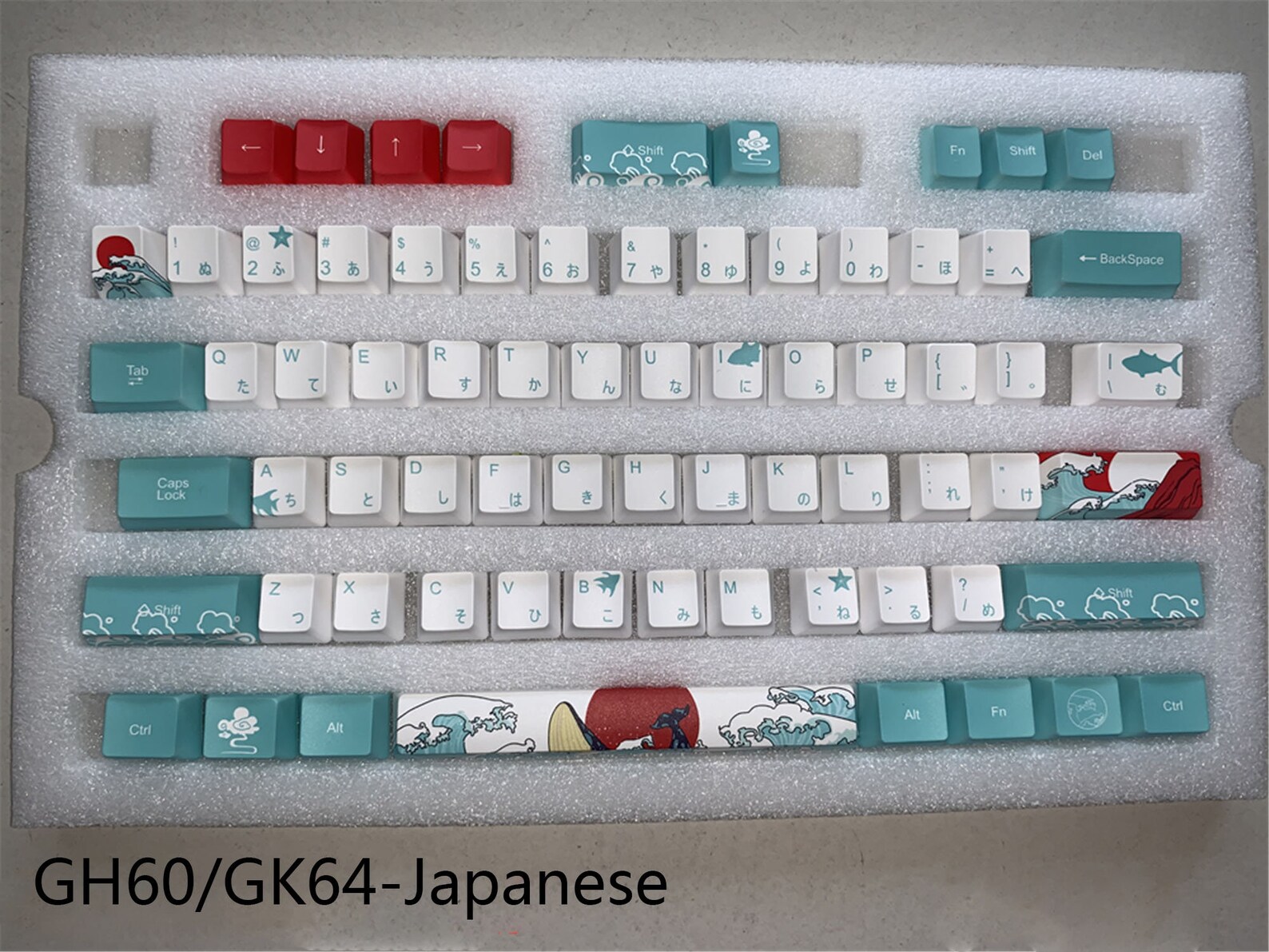 108PCS Coral Sea Keycaps PBT Key Caps Japanese Keycaps OEM | Etsy