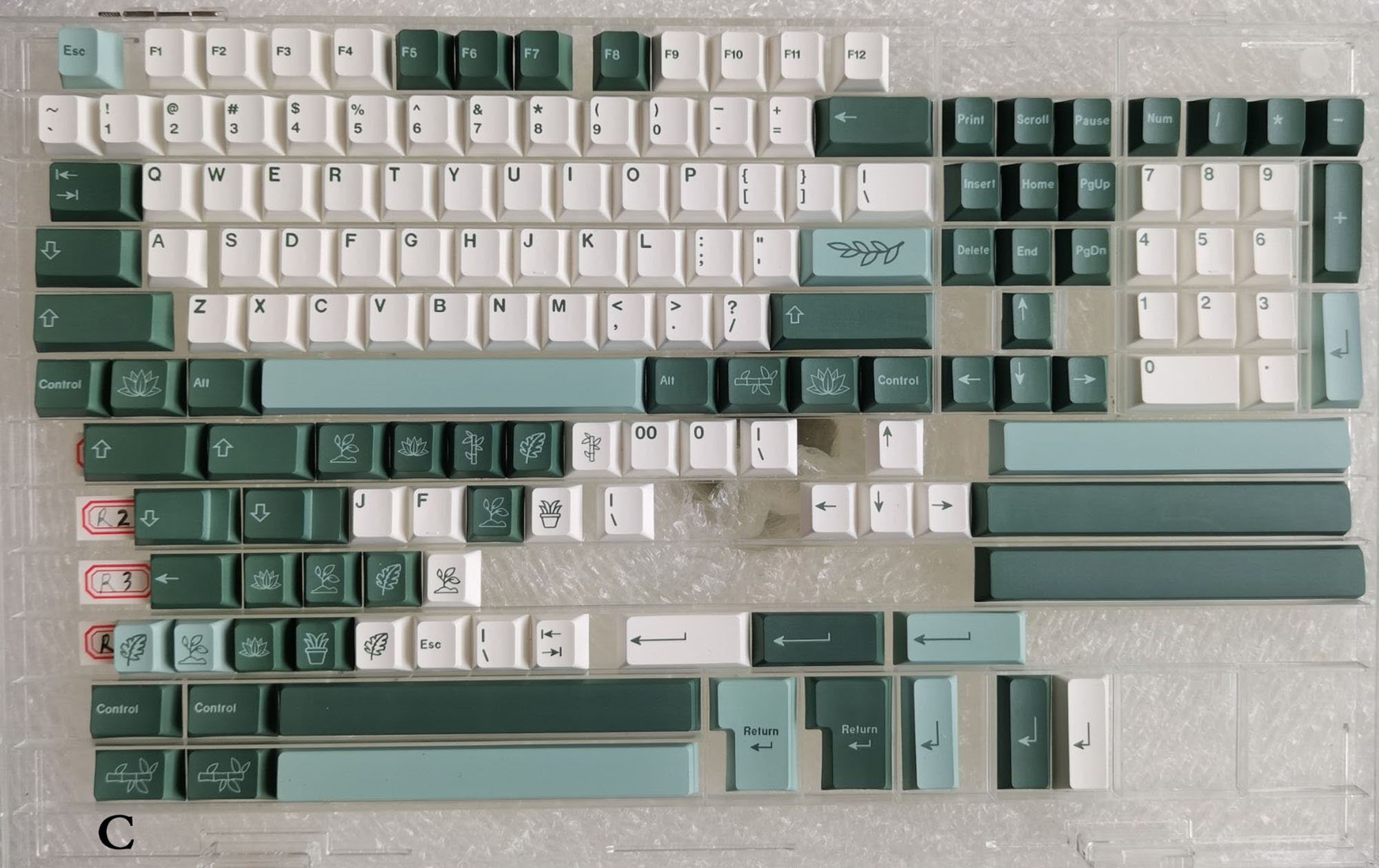 132pcs Botanical Keycaps Keycap Set PBT Key Caps Original | Etsy