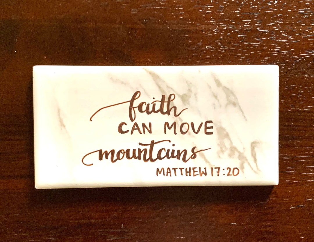 Ready to Ship Hand Painted Bible Tile, Affirmation Motivational Tile ...