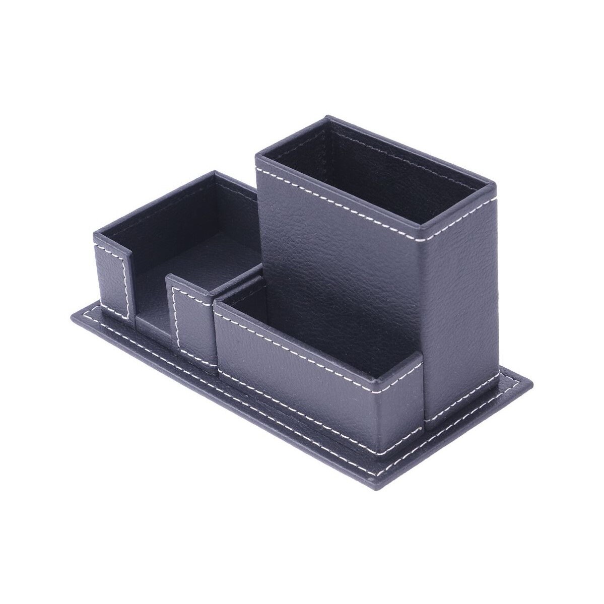 3 in 1 Leather Desk Organizer Set Pen Holder Pen Box Pen Case | Etsy