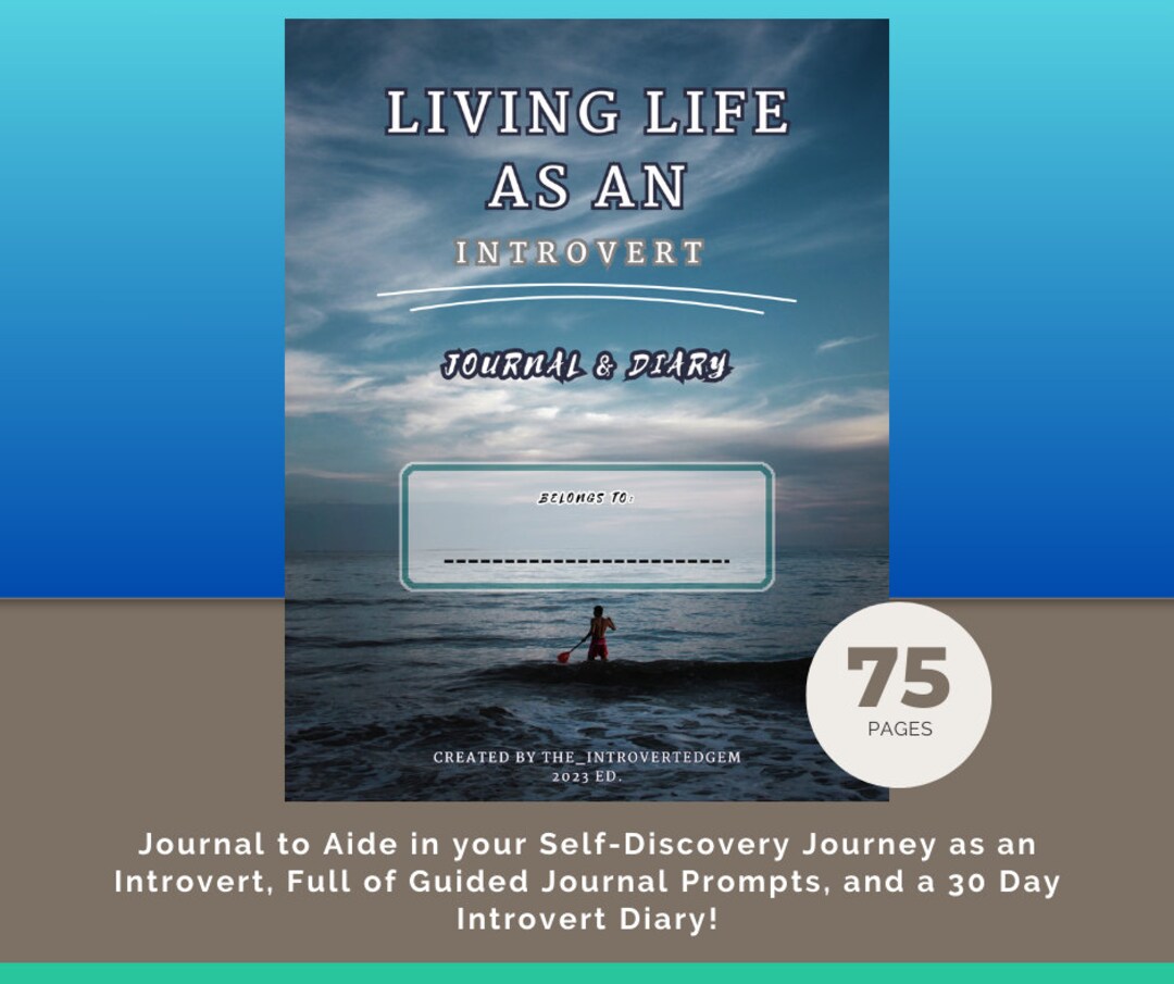 Printable Life of an Introvert Journal and Diary - Etsy