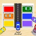 Parking Cars Color Match, Learning Colors, Preschool Learning ...