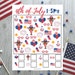 4th of July I-Spy Activity 4th of July Activity Counting | Etsy