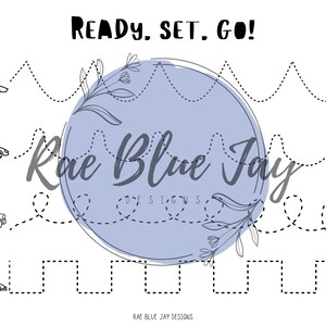 Pre-writing Tracing Bundle INSTANT DOWNLOAD, Kids Line Tracing Activity ...