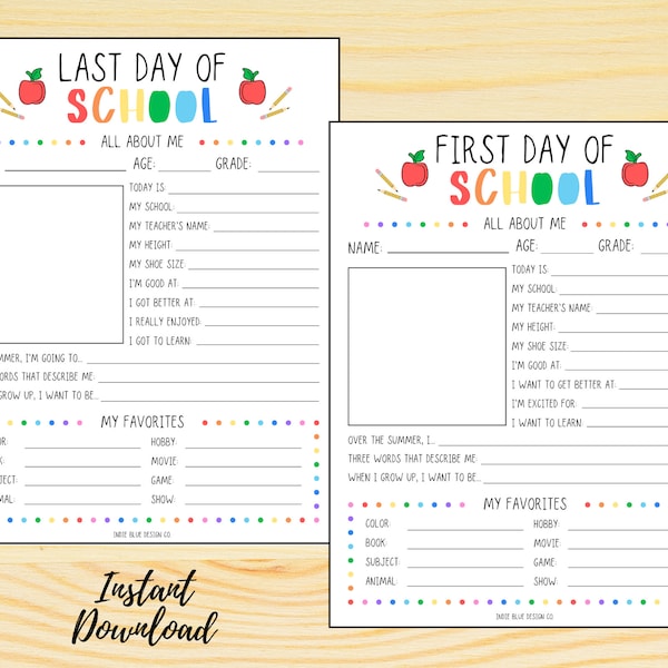 First Day of School - Etsy