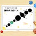 Planets of the Solar System Matching Printable, Space Activity ...