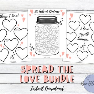 Spread the Love Valentine's Day Activity Bundle INSTANT DOWNLOAD ...