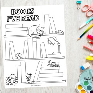 Books I've Read for Kids Printable, Kids Books Printable, Reading Log ...