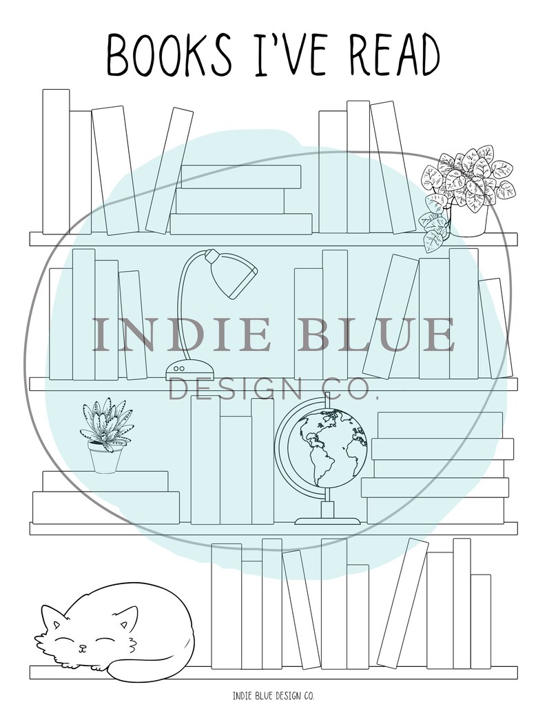 Books I've Read Printable Tracker Book Tracker Books - Etsy