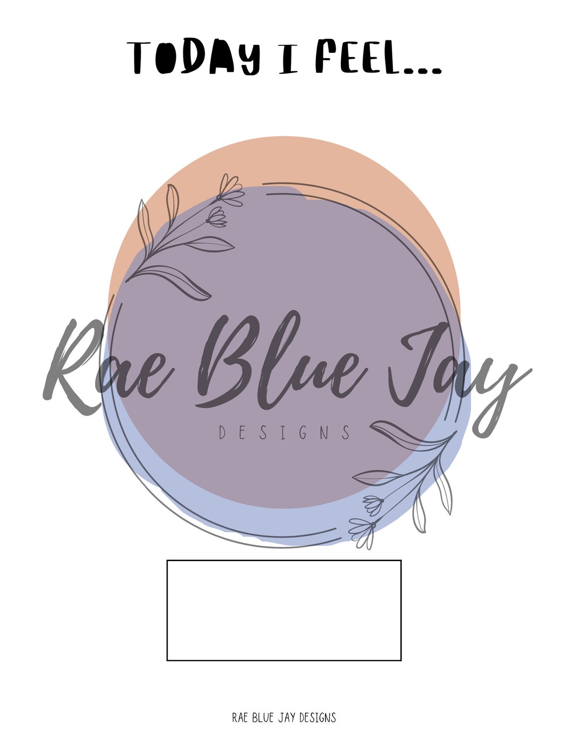 Today I Feel... INSTANT DOWNLOAD, Feelings Activity, Kids Emotions ...