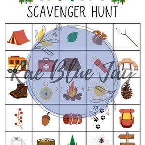INSTANT DOWNLOAD Kids Scavenger Hunt Bundle, Travel Activities, Road ...