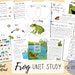 Frog Unit Study INSTANT DOWNLOAD, Life Cycle of a Frog, Kids Science ...
