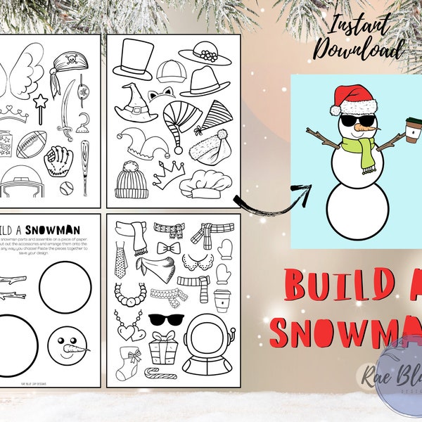 Build a Snowman - Etsy