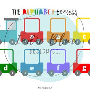Alphabet Express Letter Matching Activity, Instant Download, Preschool ...