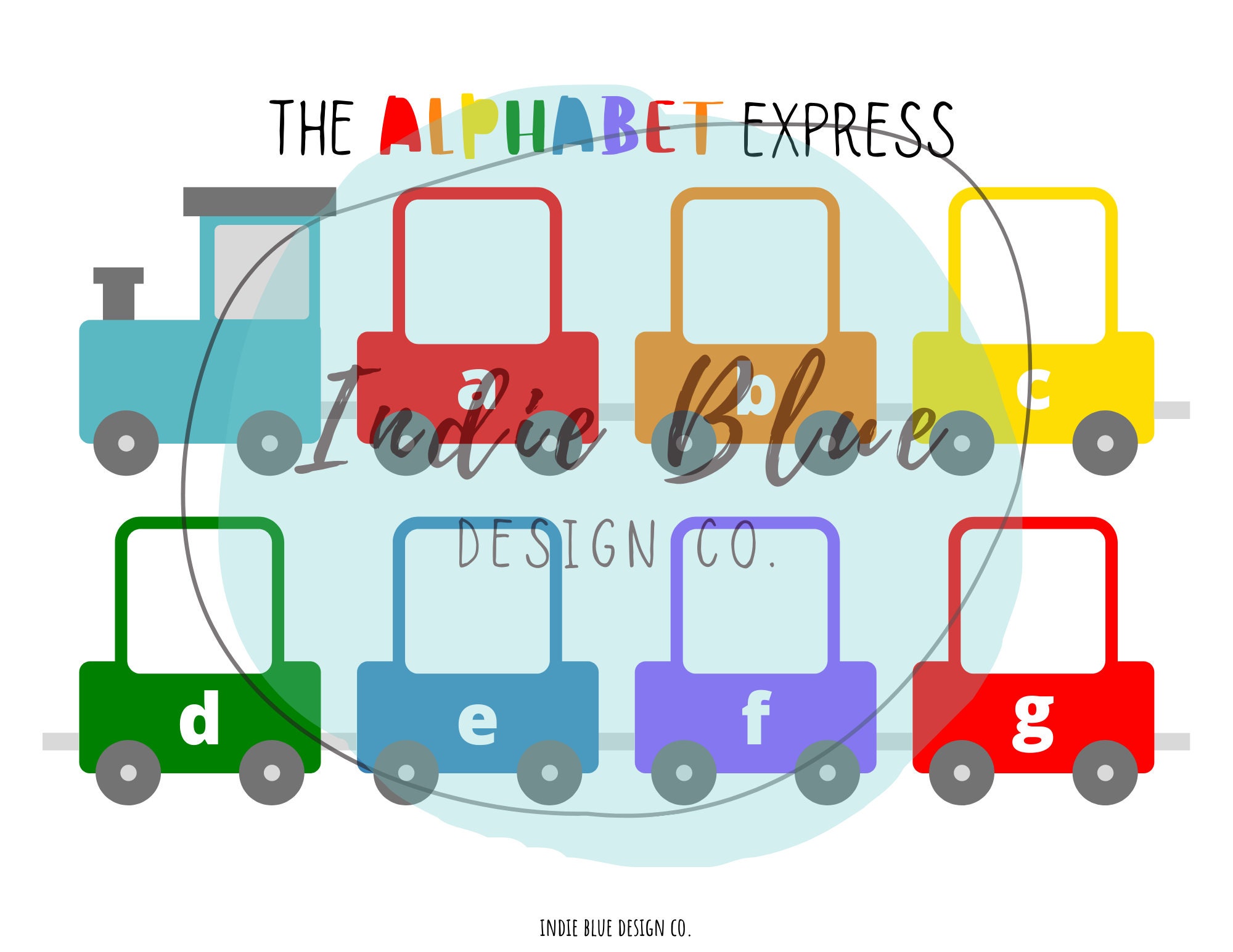 Alphabet Express Letter Matching Activity Instant Download - Etsy