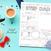 All About My Step Dad INSTANT DOWNLOAD, Father's Day Printable ...
