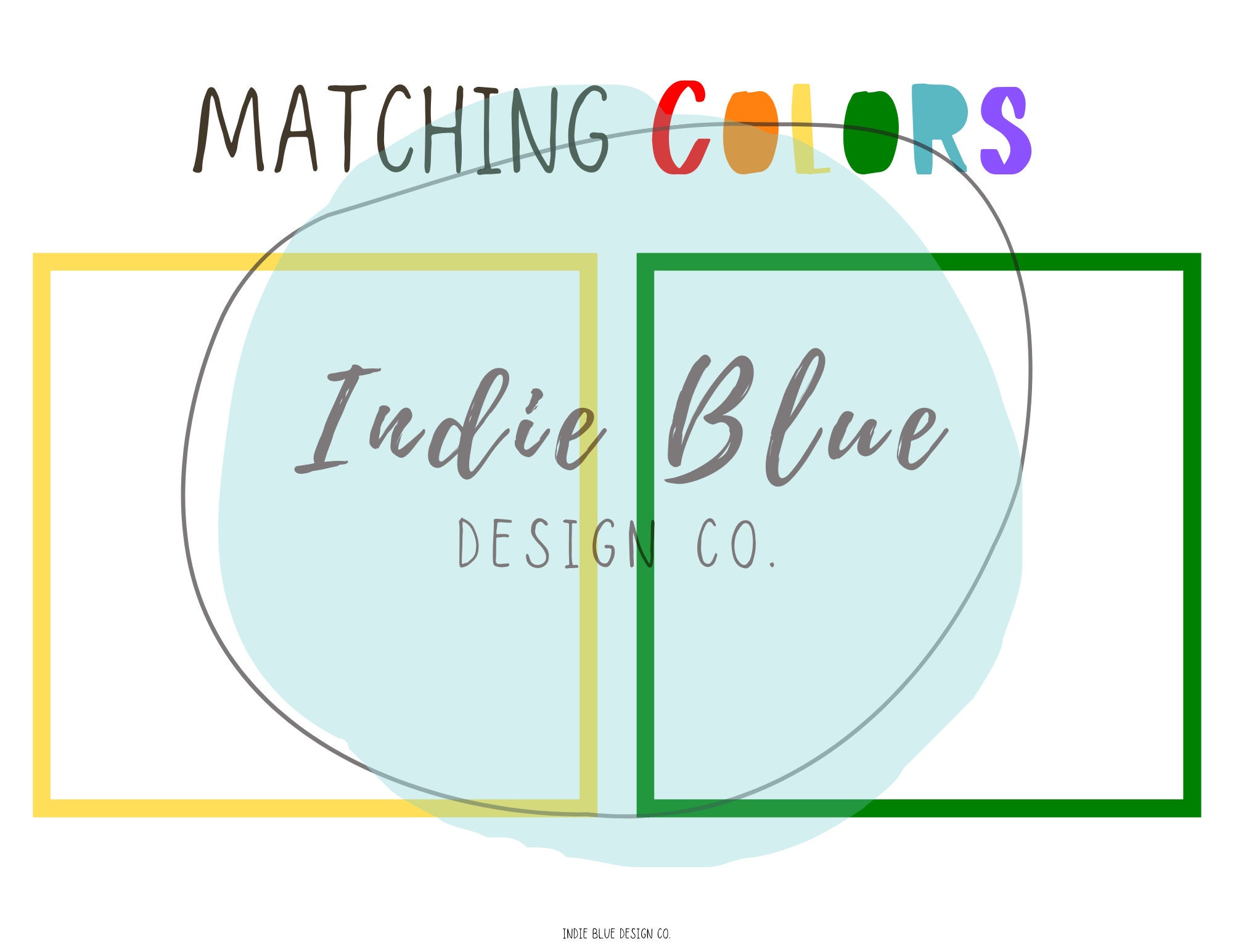 Matching Colors Practice Worksheet, Learning Colors, Preschool Learning ...