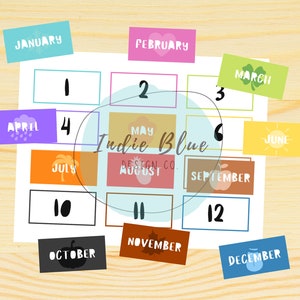 Days and Months Learning Bundle, Days of the Week, Months of the Year ...