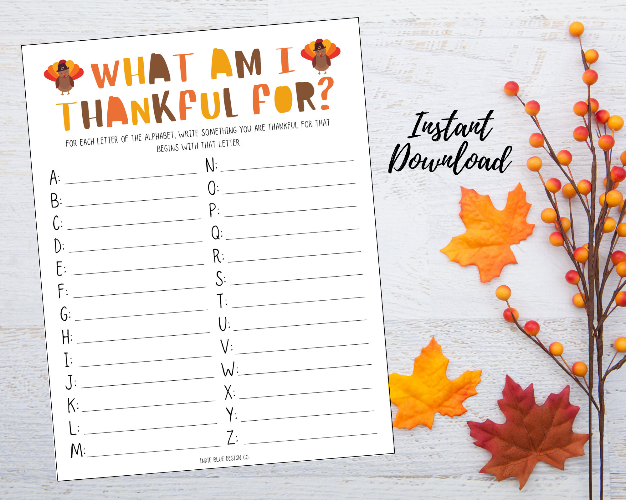 What Am I Thankful For? Thanksgiving Worksheet, Thanksgiving Activity ...