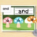 Sight Word Mushroom Spelling INSTANT DOWNLOAD, Kindergarten Sight Word ...