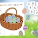 How Many Eggs? INSTANT DOWNLOAD, Easter Egg Activity, Simple Counting ...
