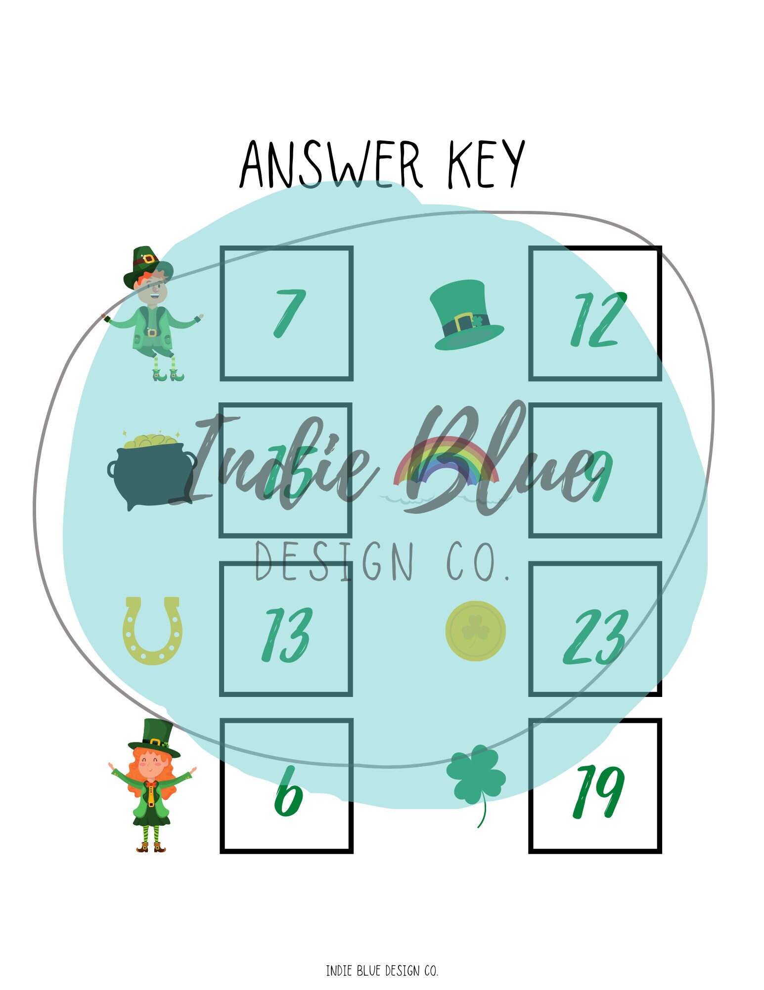 St. Patrick's Day I Spy Activity, St. Patrick's Day Activity, Counting ...