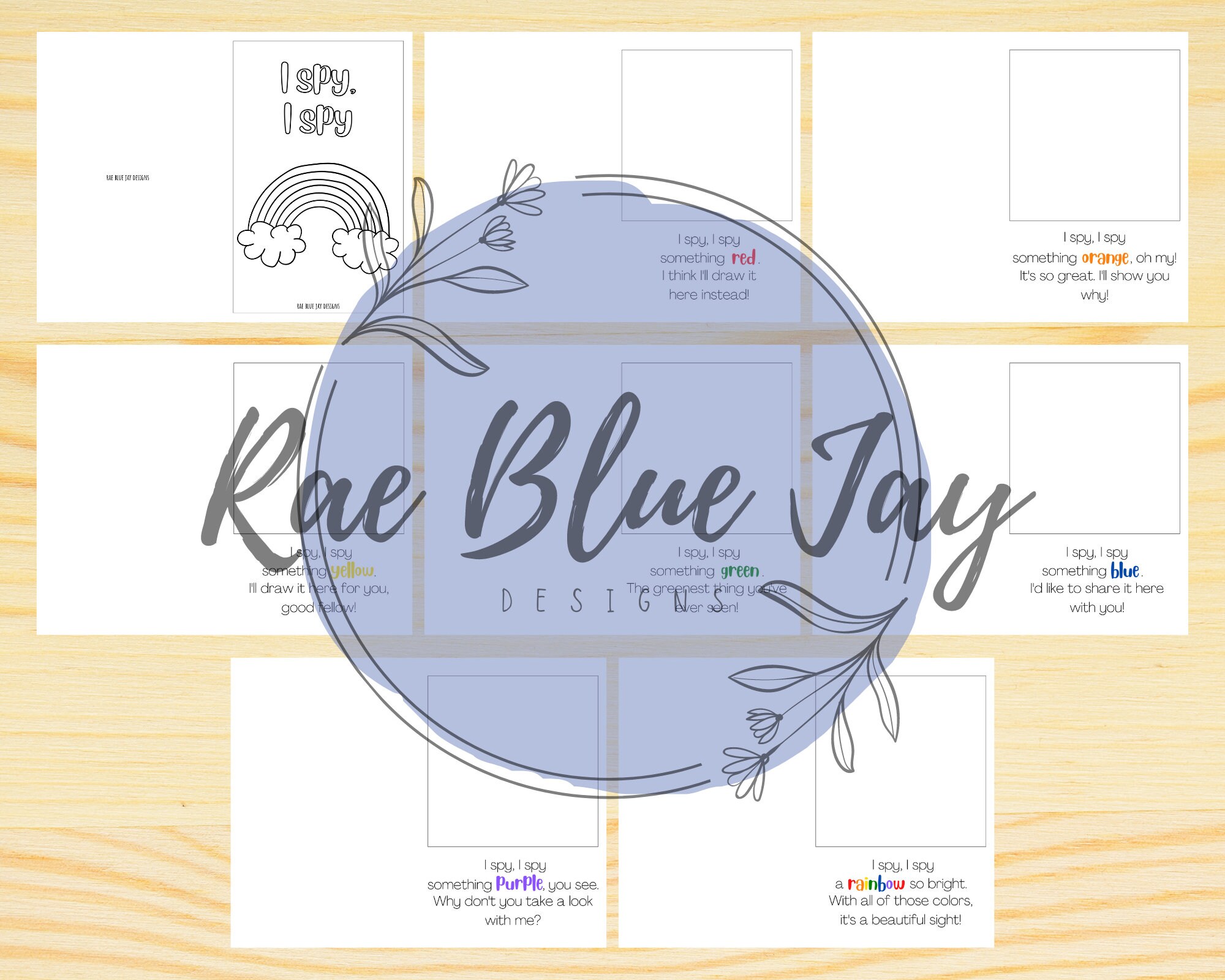 I Spy, I Spy Activity Book INSTANT DOWNLOAD, I Spy Printable, Printable ...