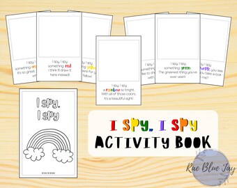 I Spy With My Little Eye Activity - Etsy Canada
