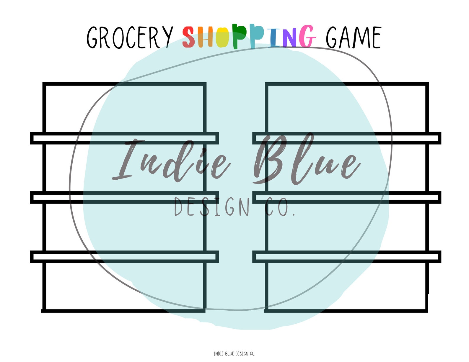 Grocery Shopping Game, Matching Game, Shopping Activity, Kids Matching ...