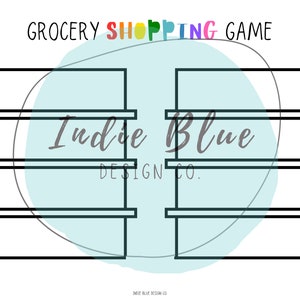 Grocery Shopping Game, Matching Game, Shopping Activity, Kids Matching ...