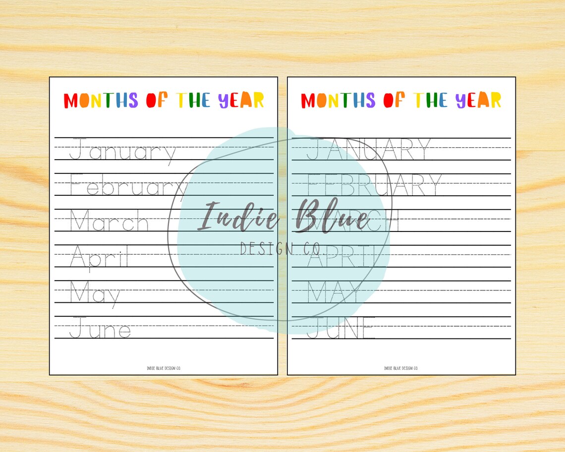 Days and Months Learning Bundle, Days of the Week, Months of the Year ...