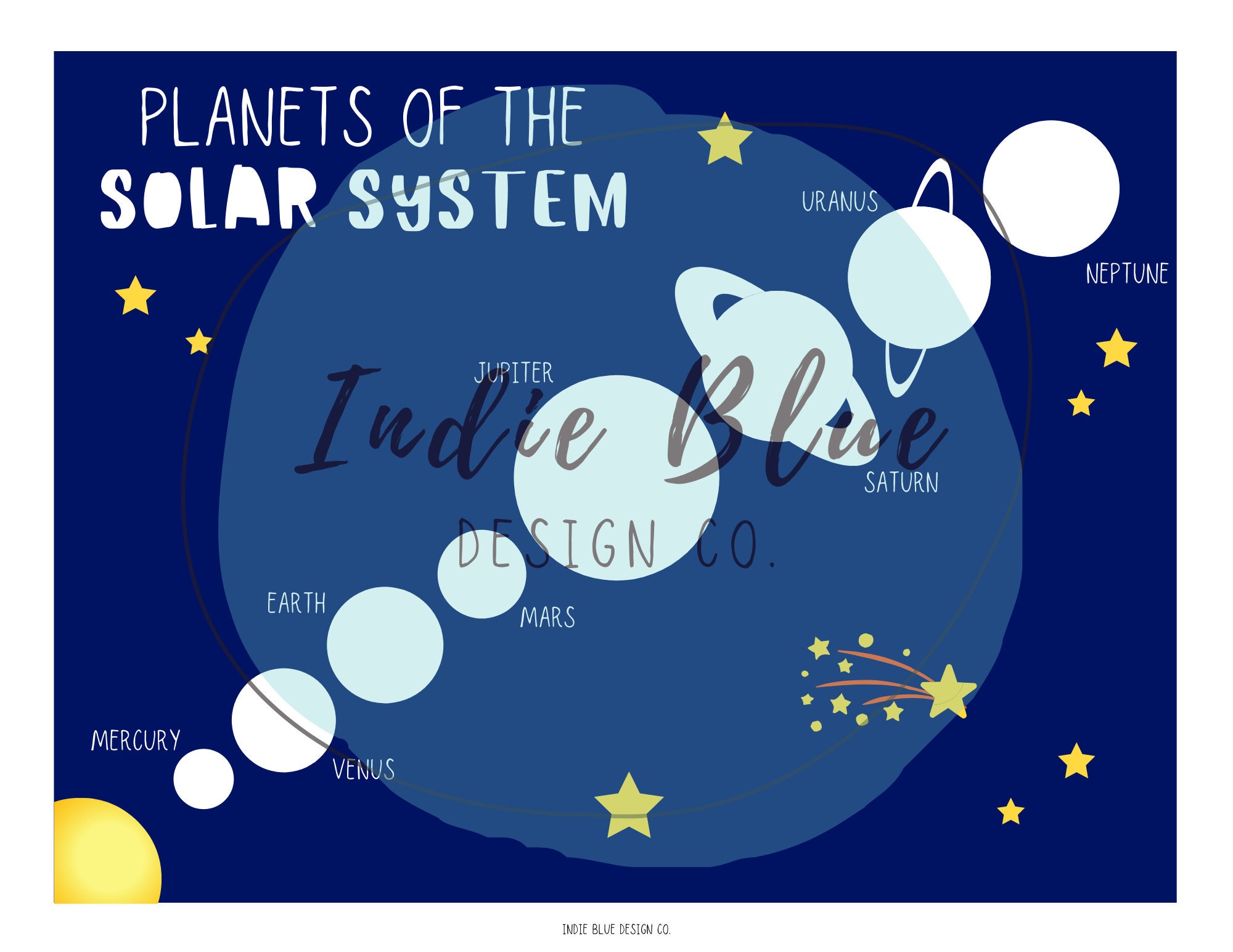Planets Of The Solar System Matching Printable Space Activity