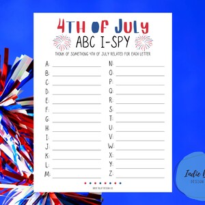 4th of July Activity Bundle, 6 Game Bundle, I-spy, Word Scramble ...