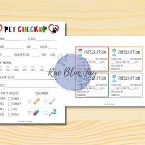 Vet Clinic Pretend Play INSTANT DOWNLOAD, Kids Vet Printable, Animal ...
