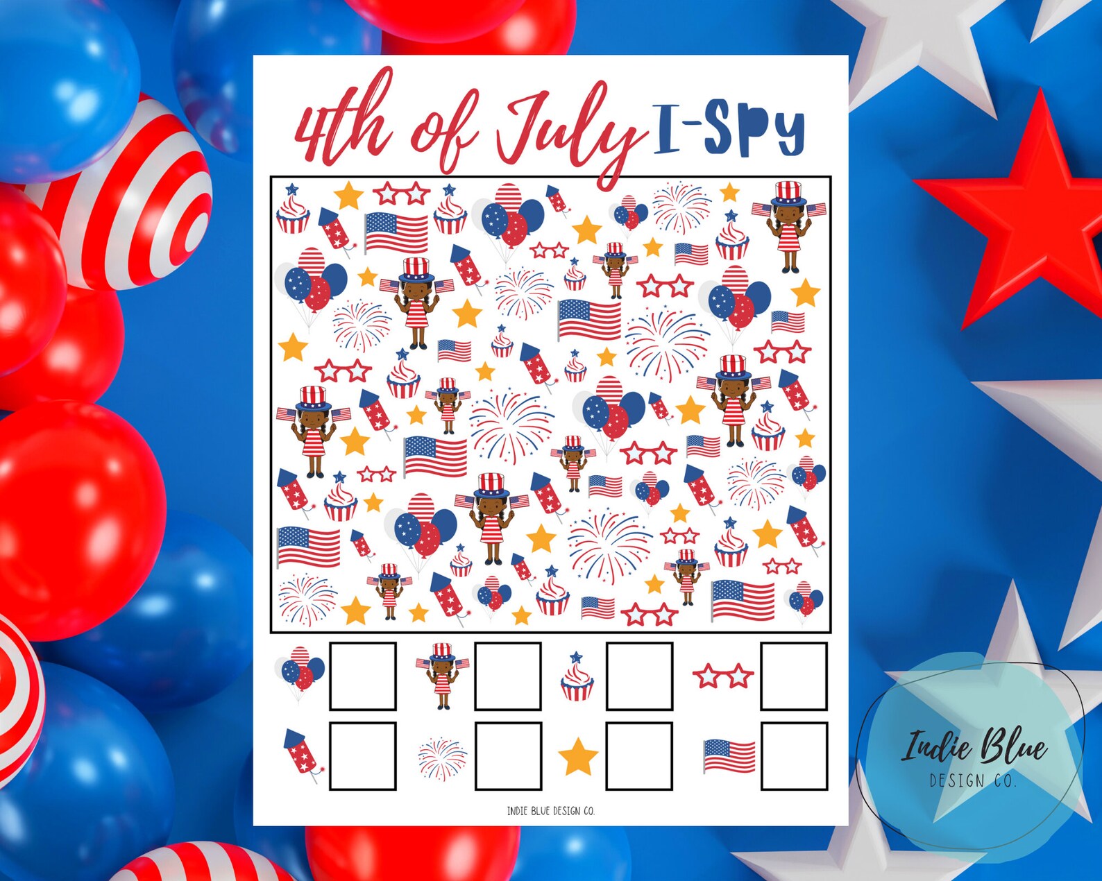 4th of July Activity Bundle, 6 Game Bundle, I-spy, Word Scramble ...