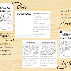 INSTANT DOWNLOAD Animal Unit Study, Animal Learning, Homeschool ...