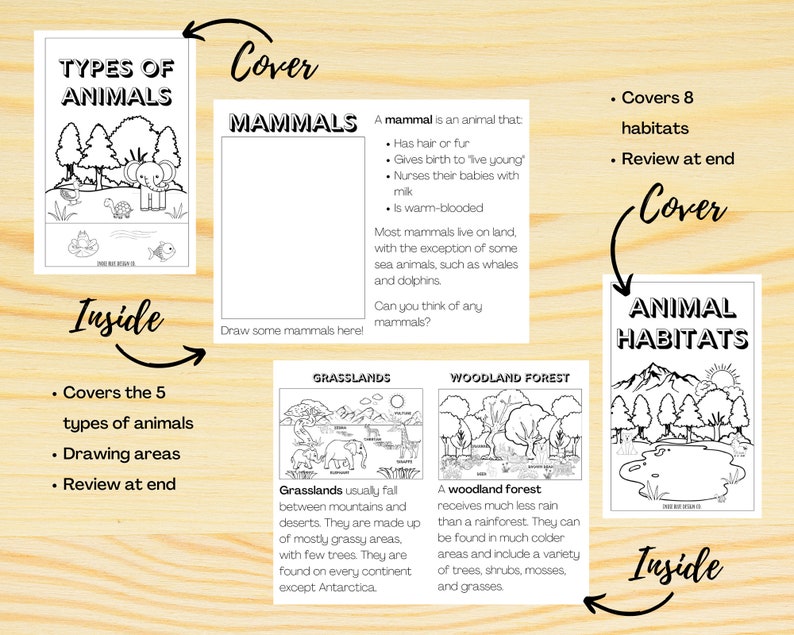 INSTANT DOWNLOAD Animal Unit Study, Animal Learning, Homeschool ...