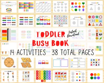 Toddler Busy Book - Etsy