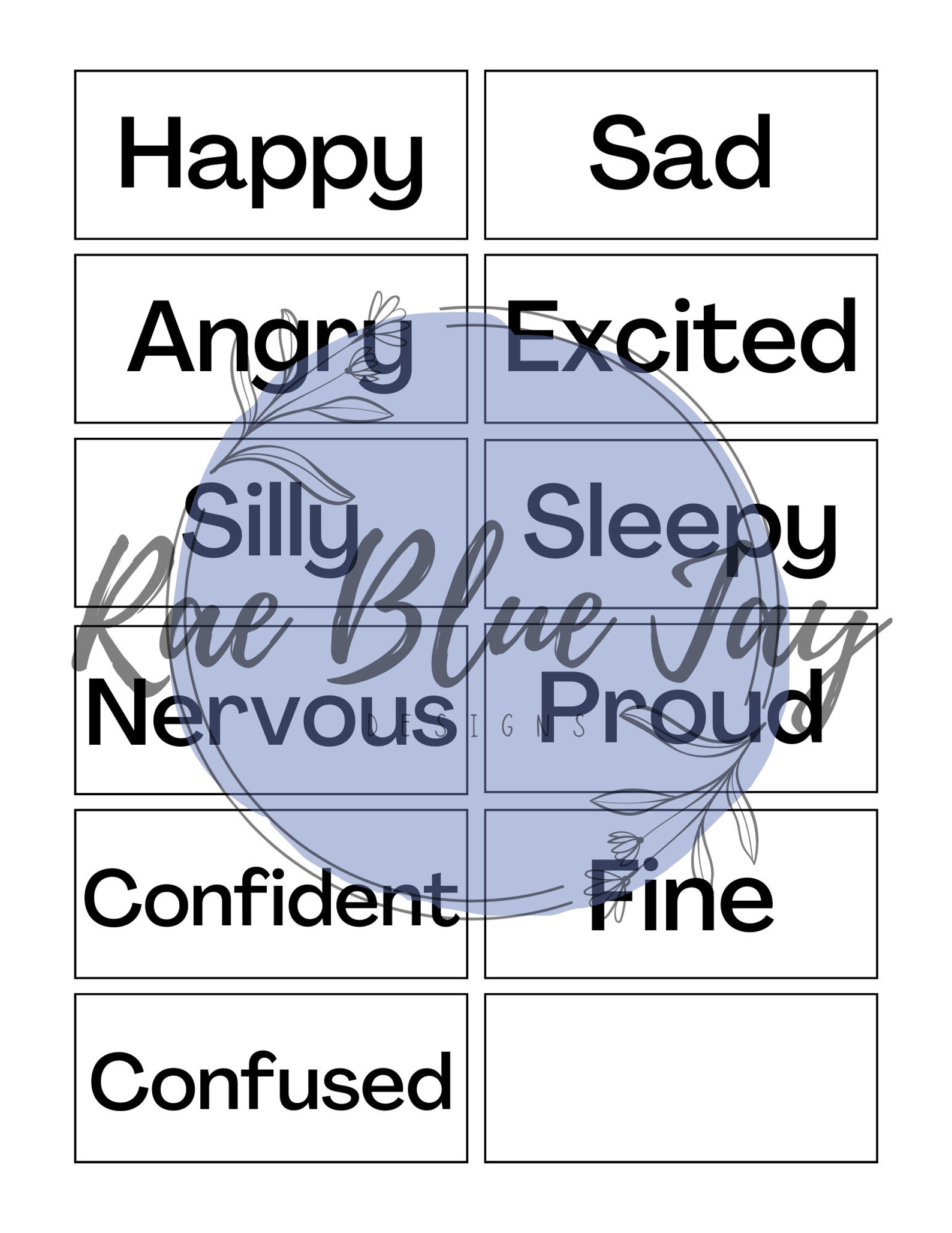 Today I Feel... INSTANT DOWNLOAD, Feelings Activity, Kids Emotions ...