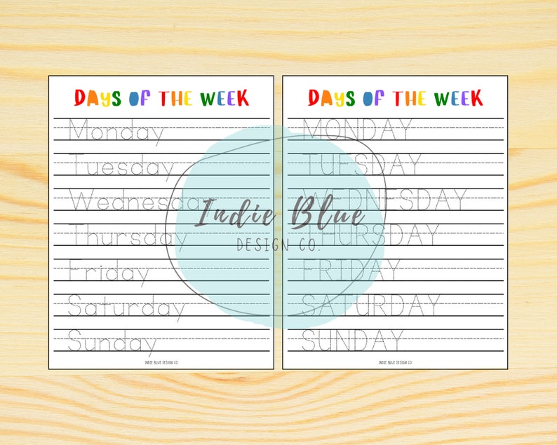 Days and Months Learning Bundle, Days of the Week, Months of the Year ...