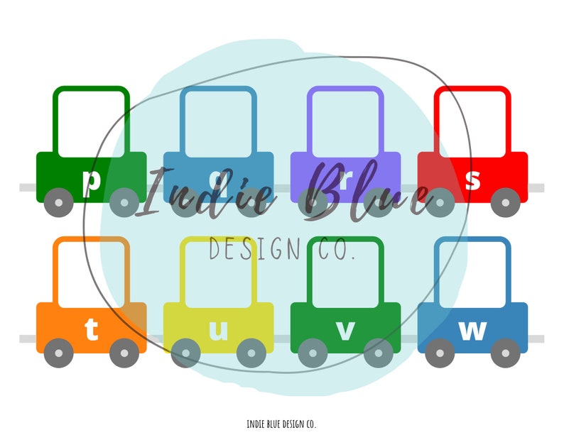 Alphabet Express Letter Matching Activity Instant Download - Etsy