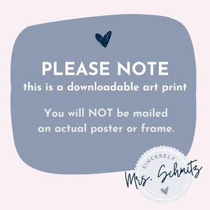 House Rules Sign, Printable Wall Art, Digital Download, Printable Home ...