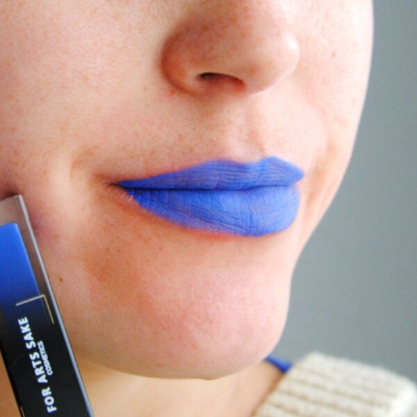 Blue Lipstick - Etsy