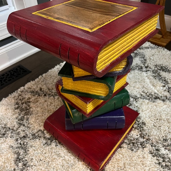 Stacked Book End Table - Etsy
