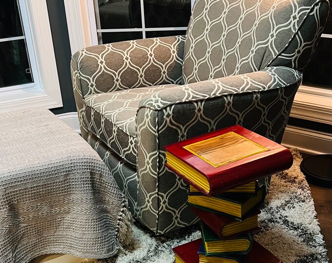 Stacked Book Side Table - Etsy