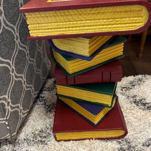 Stacked Book Side Table - Etsy