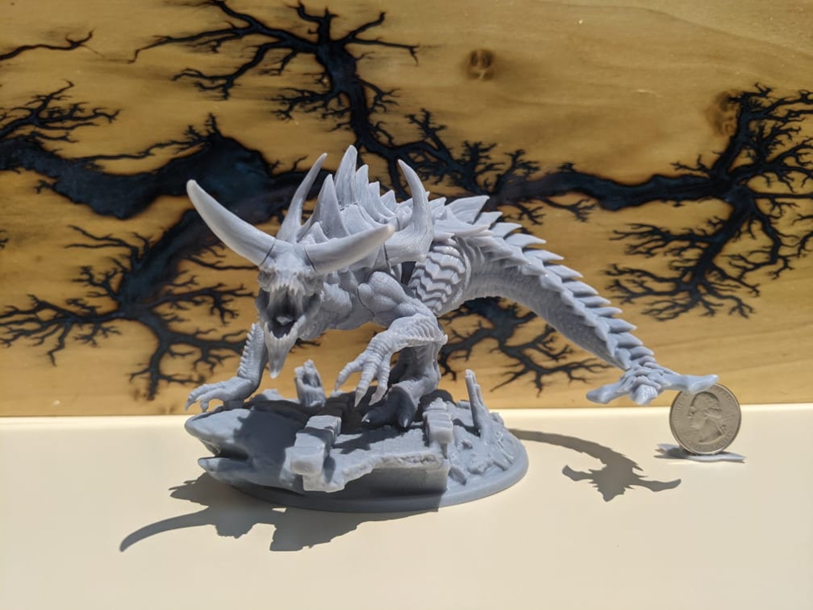 Tarrasque Gigantic Miniature for Dungeons and Dragons, Dnd, Tabletop ...