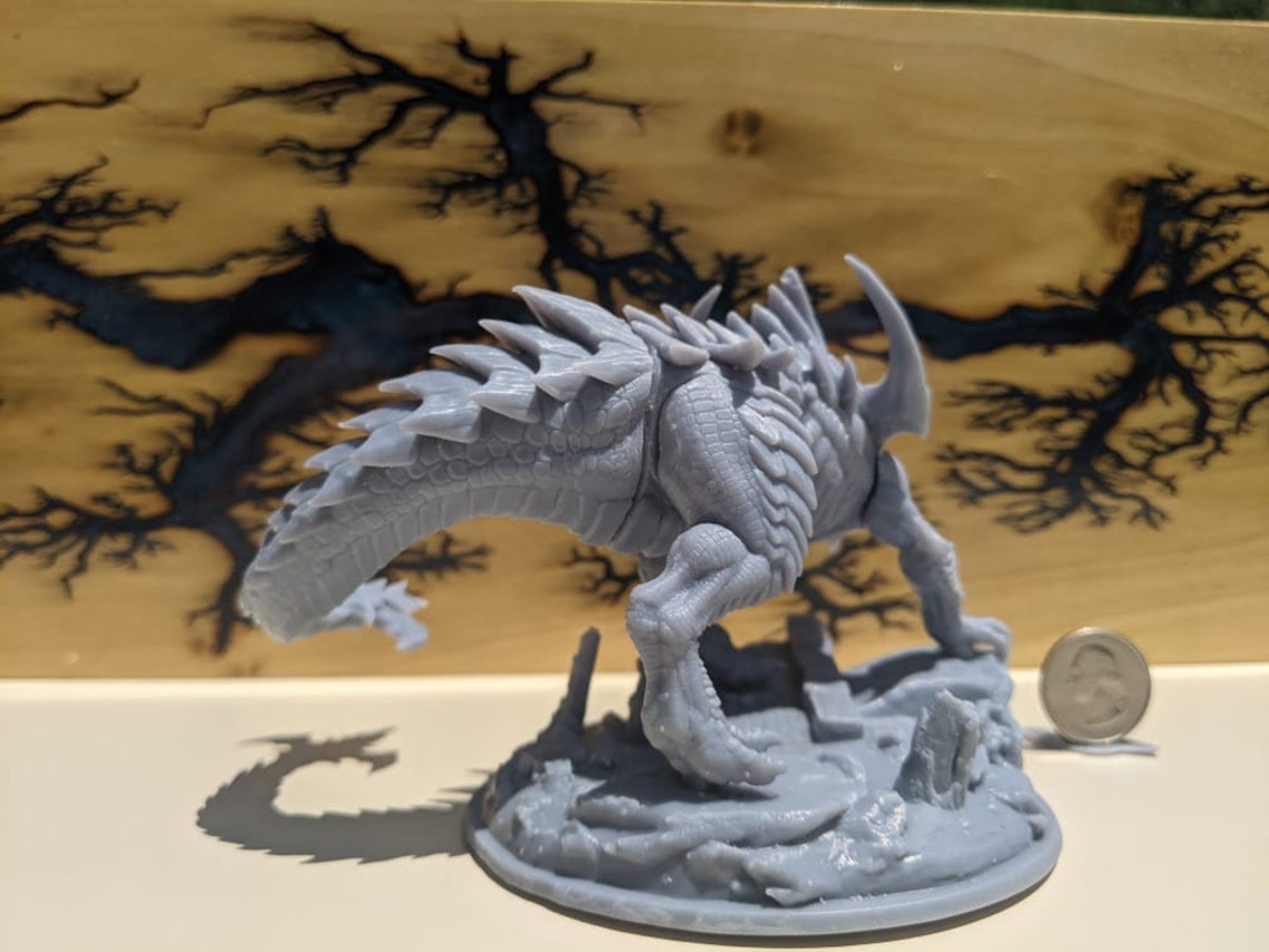 Tarrasque Gigantic Miniature for Dungeons and Dragons, Dnd, Tabletop ...