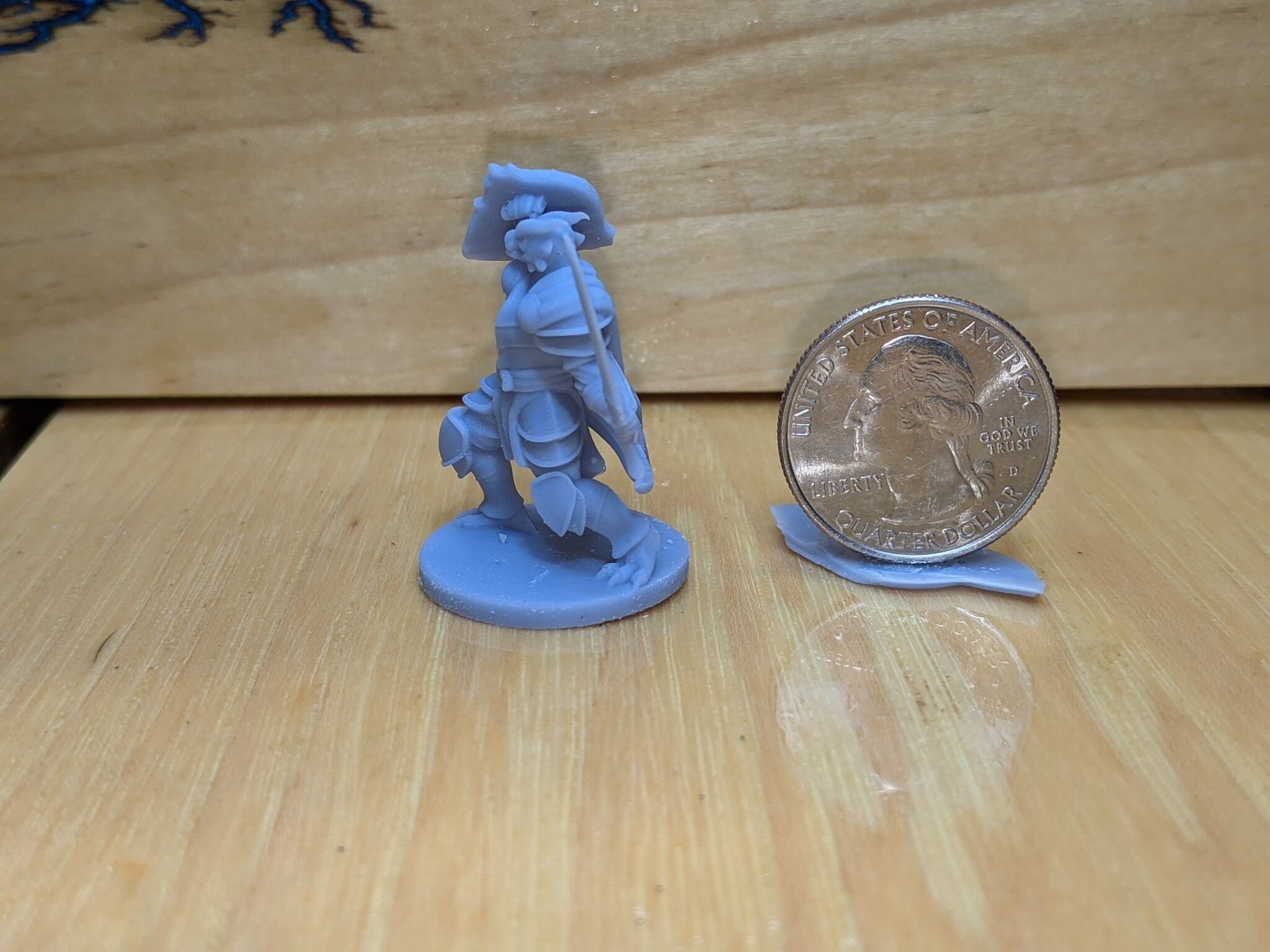 Dragonborn Paladin/fighter Sword and Shield Miniature for - Etsy